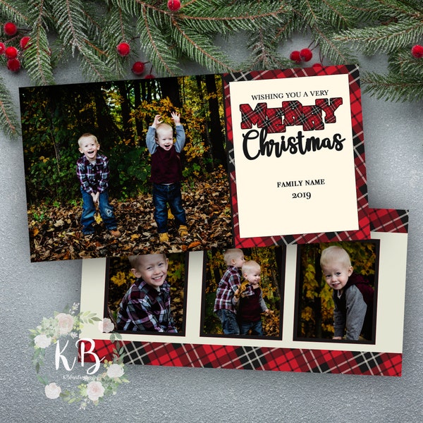 4x8 Christmas Card - Etsy