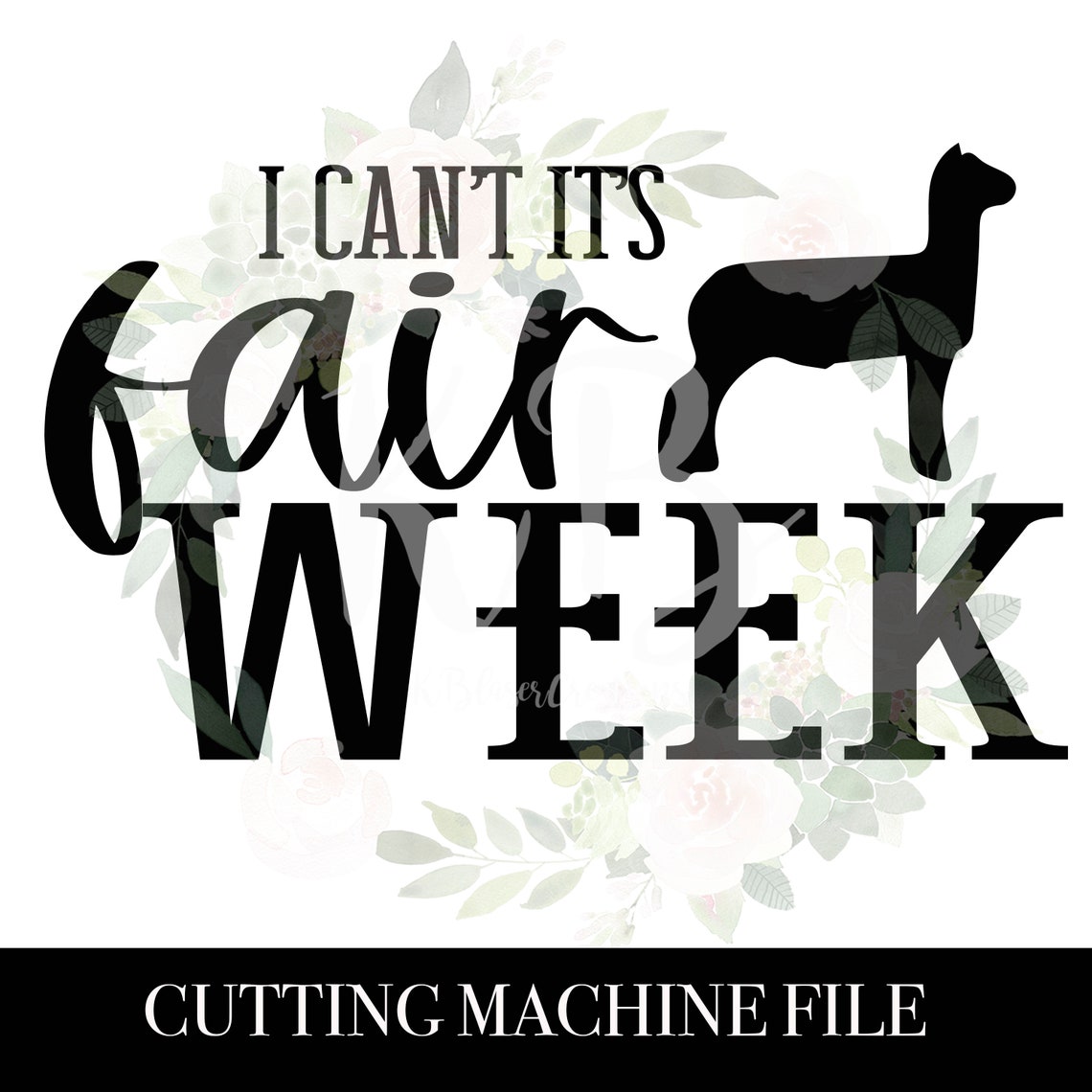 I Can't Its Fair Week Sheep, Showing, County Fair Show Shirt, SVG ...