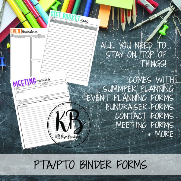 Pta President Binder - Etsy