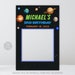 Space Photo Booth Prop, Solar System Selfie Frame Photo Prop, Birthday ...