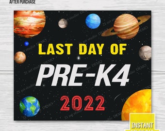Space Pre K4 Sign | Etsy