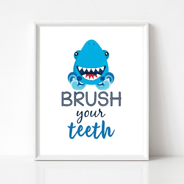 Shark Teeth Poster - Etsy