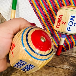 Toma Todo Game Jumbo Spinning Pirinola - Etsy