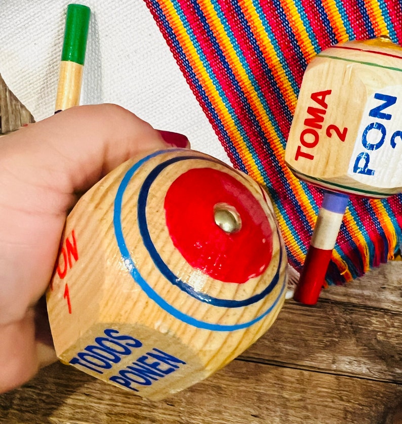 Toma Todo Game Jumbo Spinning Pirinola - Etsy