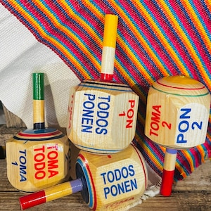 Toma Todo Game Jumbo Spinning Pirinola - Etsy
