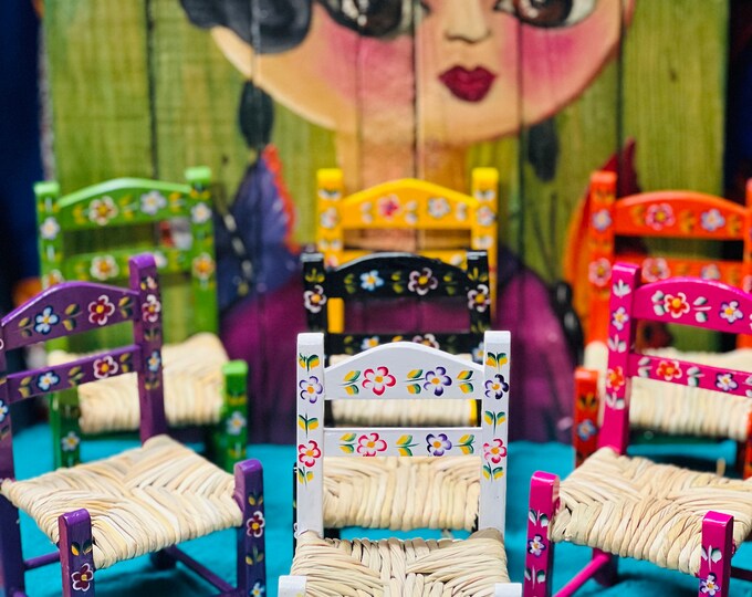 Mini Painted Chair - Etsy
