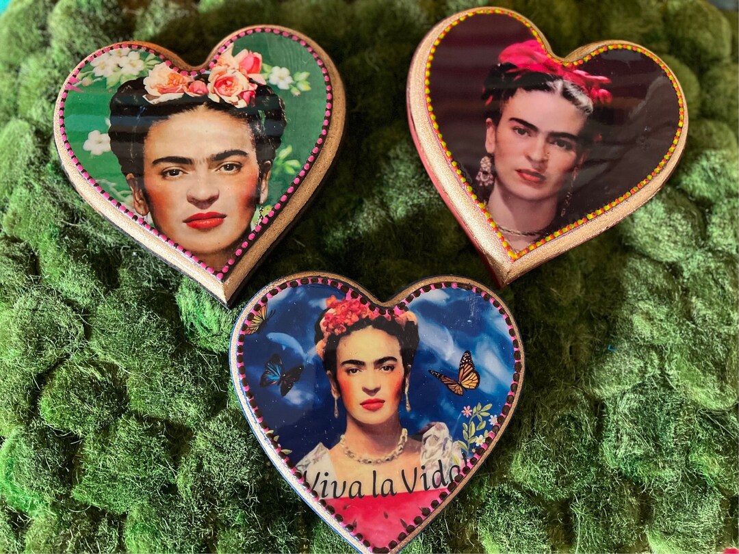 Frida Kahlo Heart Wall Decor - Etsy