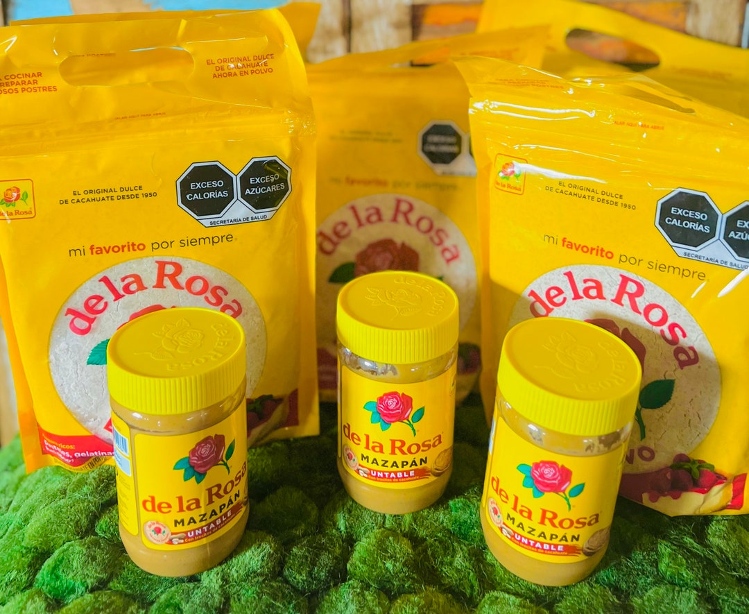 Peanut Butter De La Rosa Mazapan, Marzipan De La Rosa, Mexican Original ...