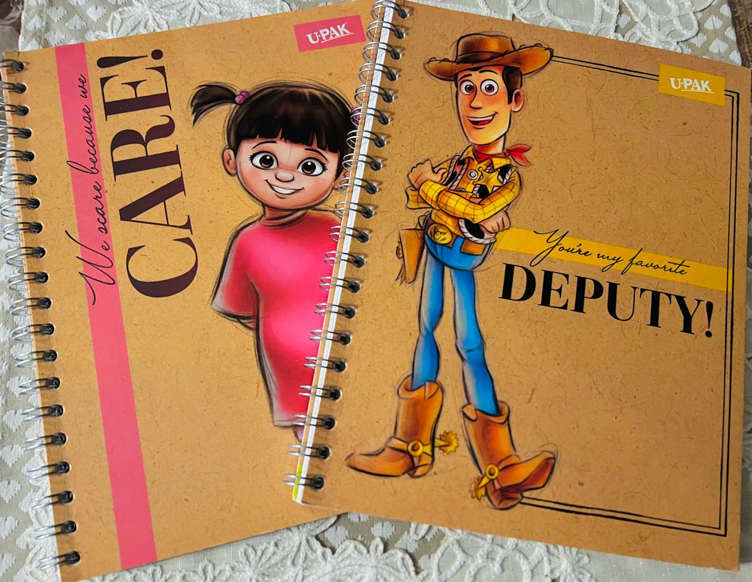 Disney Grid Spiral Notebooks - Etsy