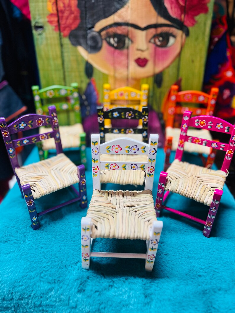 Mini Painted Chair - Etsy