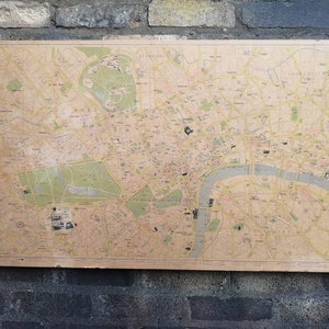 Vintage 1970s Map of London by Geographers Map Co Ltd - Etsy UK