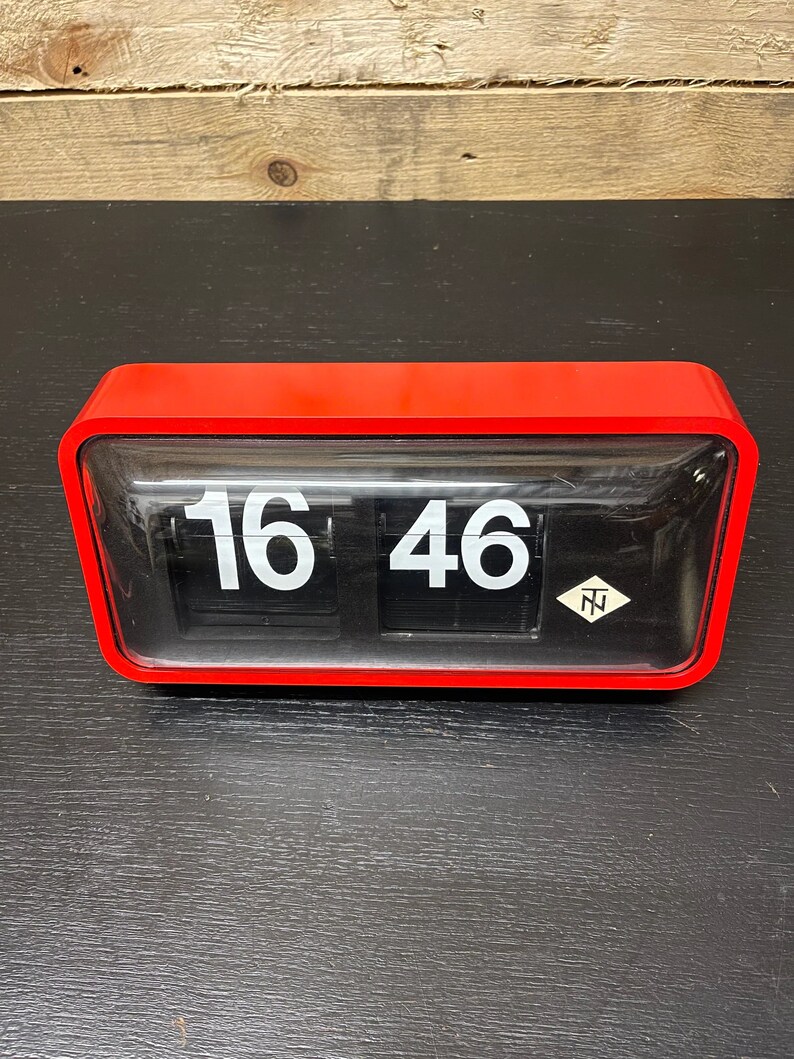 1960's TN Tele Norma West German Station Flip Clock - Etsy
