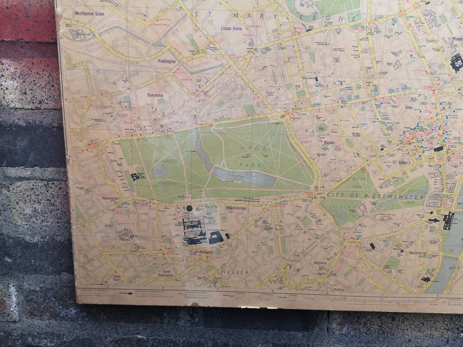 Vintage 1970s Map of London by Geographers Map Co Ltd - Etsy UK