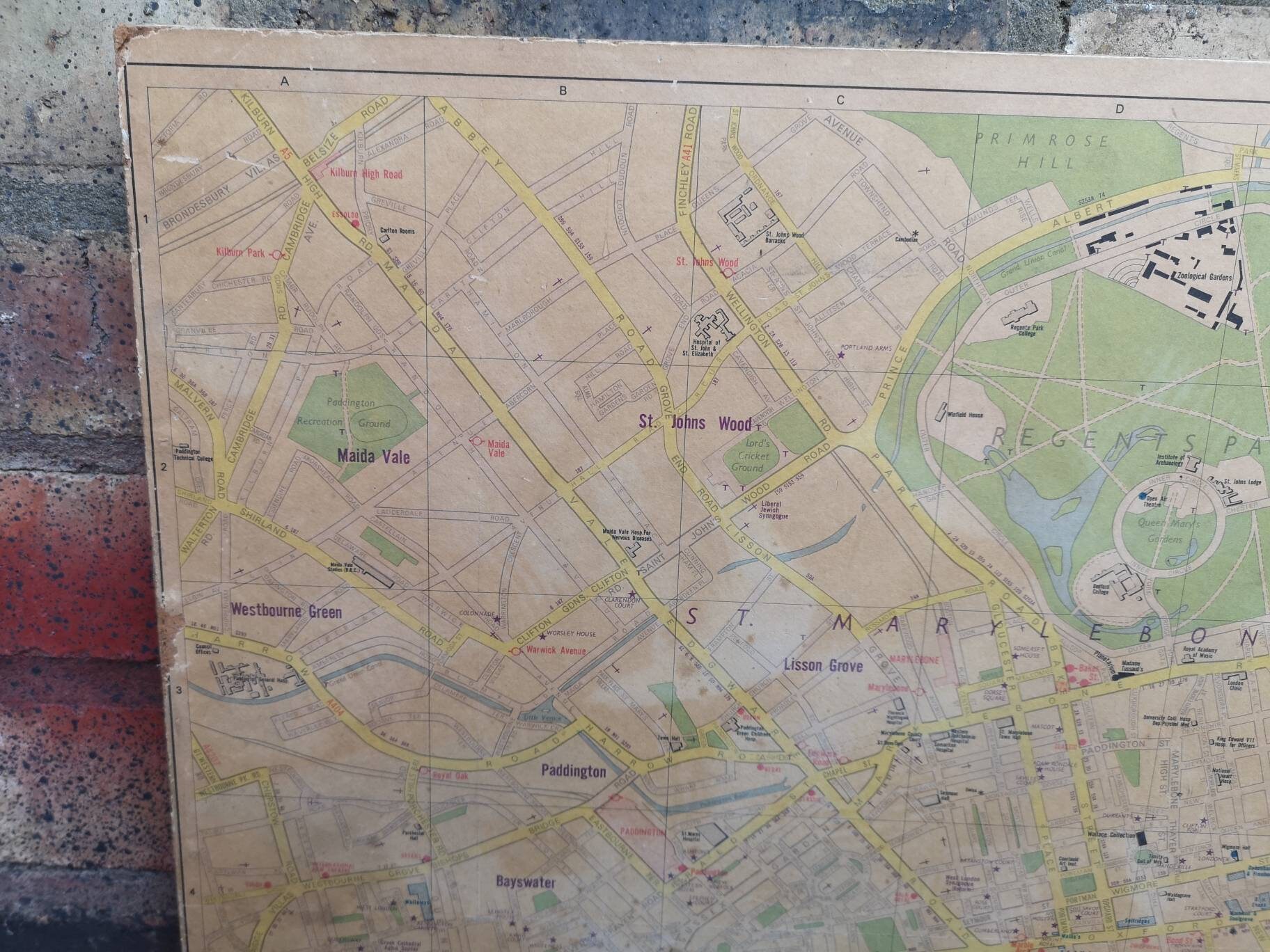 Vintage 1970s Map of London by Geographers Map Co Ltd - Etsy UK