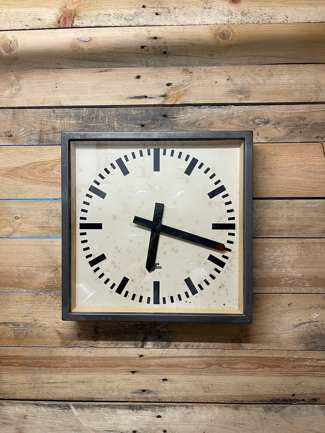 Large 1950's East German Industrial Factory Clocks by - Etsy