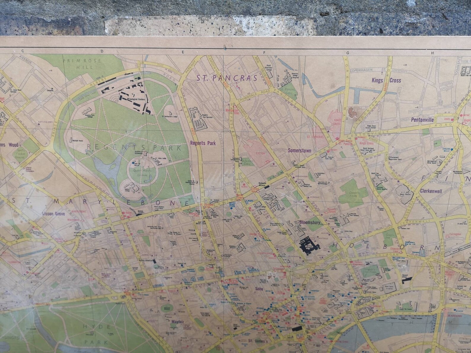 Vintage 1970s Map of London by Geographers Map Co Ltd - Etsy UK