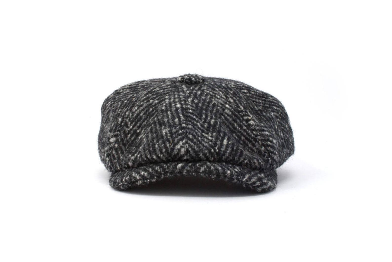 The Sammy Black 8 Panel Baker Boy - Etsy