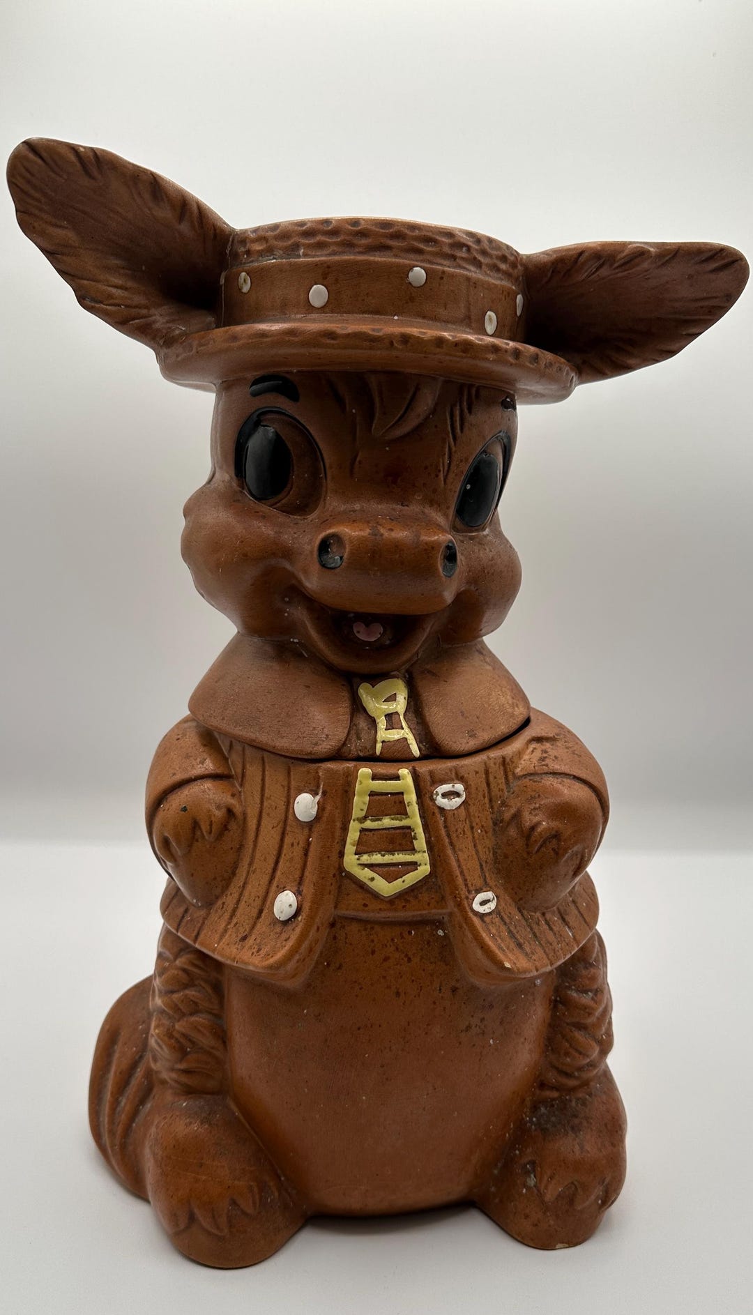 Vintage Twin Winton Yee Haw Donkey Cookie Jar - Etsy