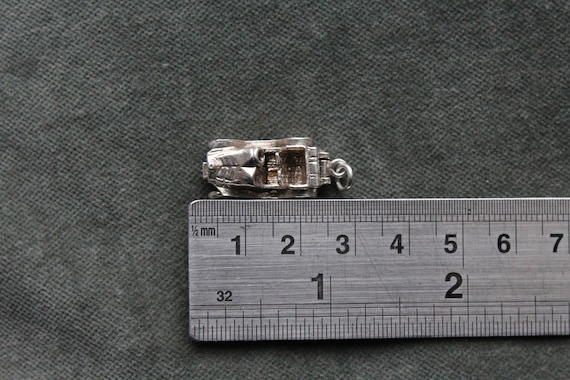 Vintage silver charm of antique car ~ motor vehicle ~… - Gem