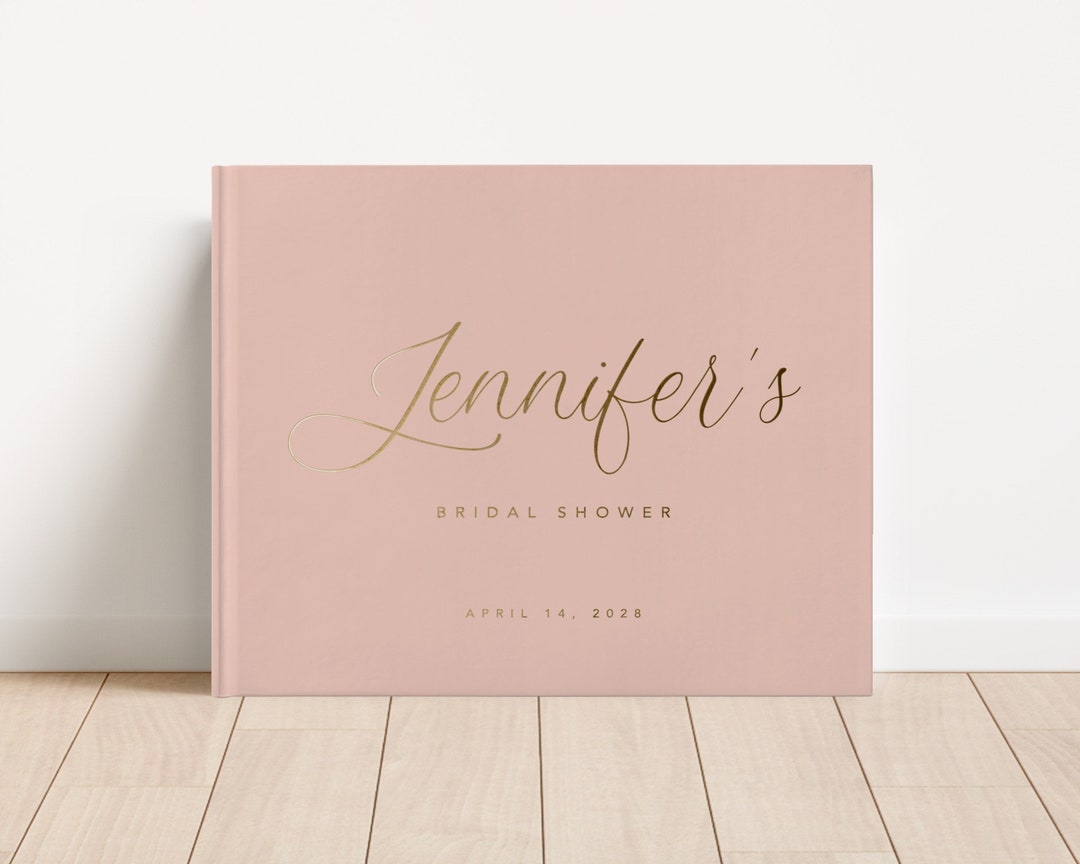 Bridal Shower Guest Book. From Miss to Mrs Book. Future Wife to Be. Bachelorette Photo Book for ...