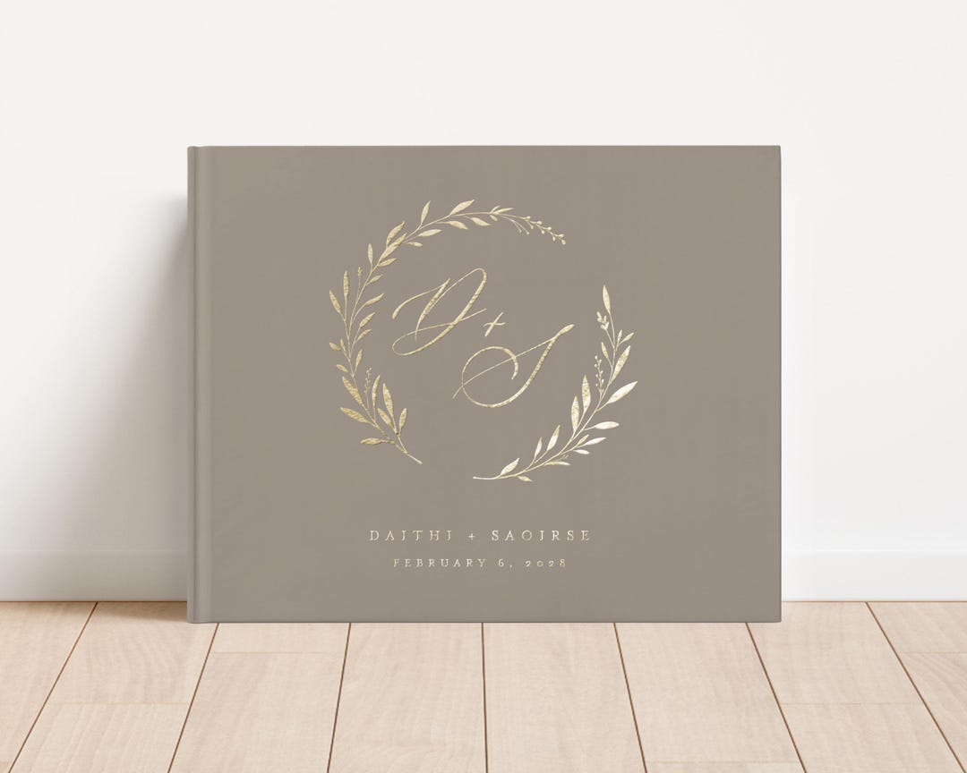 Personalized Guest Book. Custom Wedding Reception Guestbook. Wedding ...