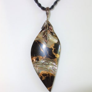 RARE and Amazing Colbaugh Composite Pbsidian & Ablone in Bronze ...