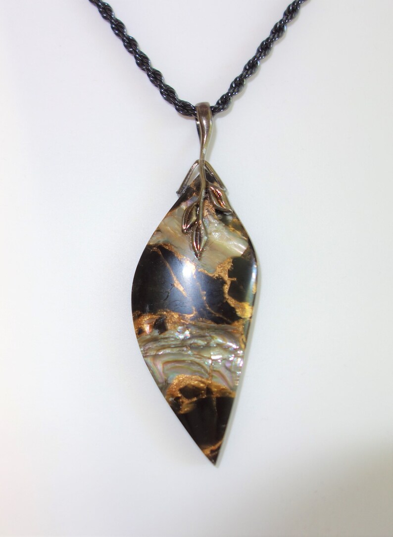 RARE and Amazing Colbaugh Composite Pbsidian & Ablone in - Etsy