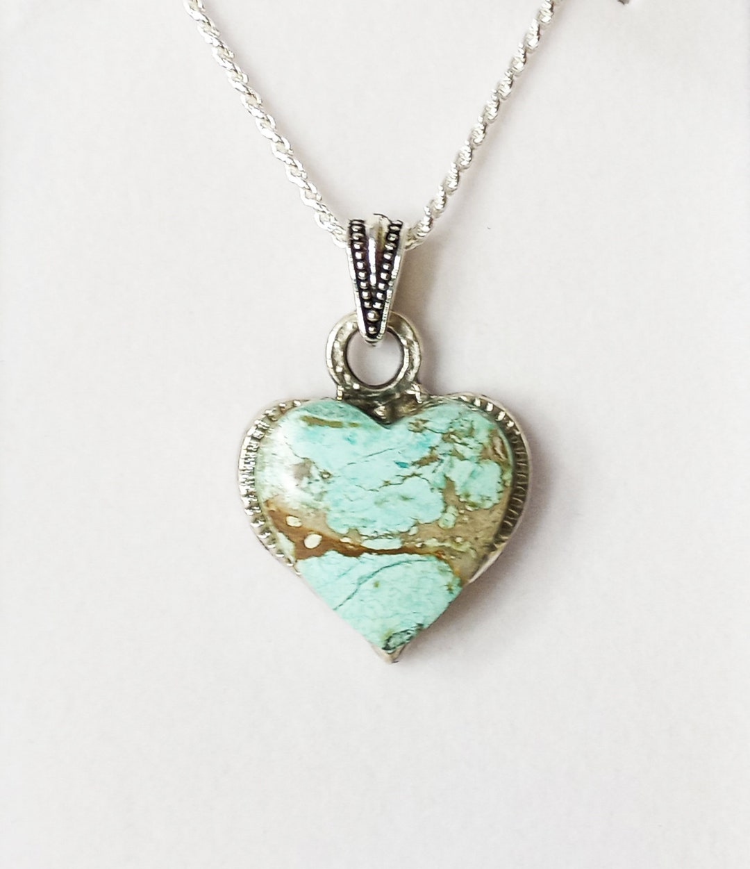 20 Turquoise Necklace From Arkansas Mona Lisa Mine top - Etsy