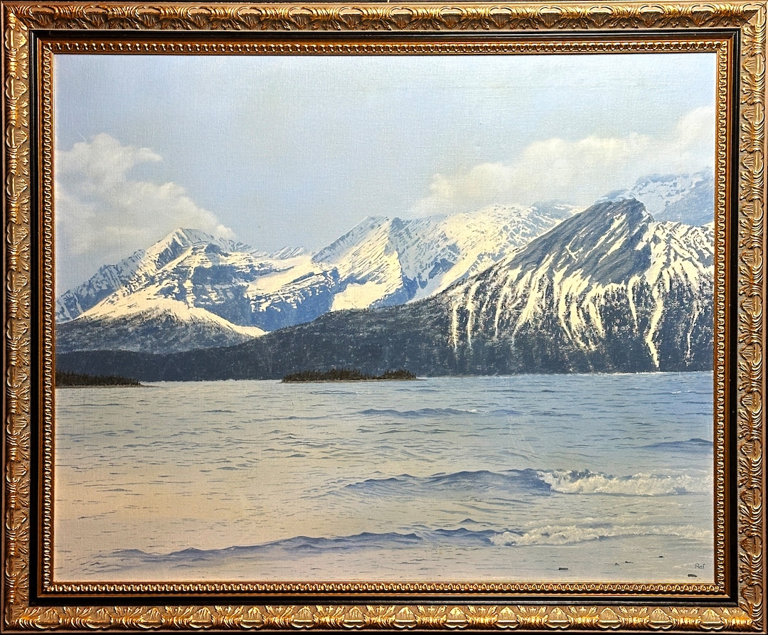 Ted Raftery Original Oil Painting "blowing up Rough Kananaskis" - Etsy