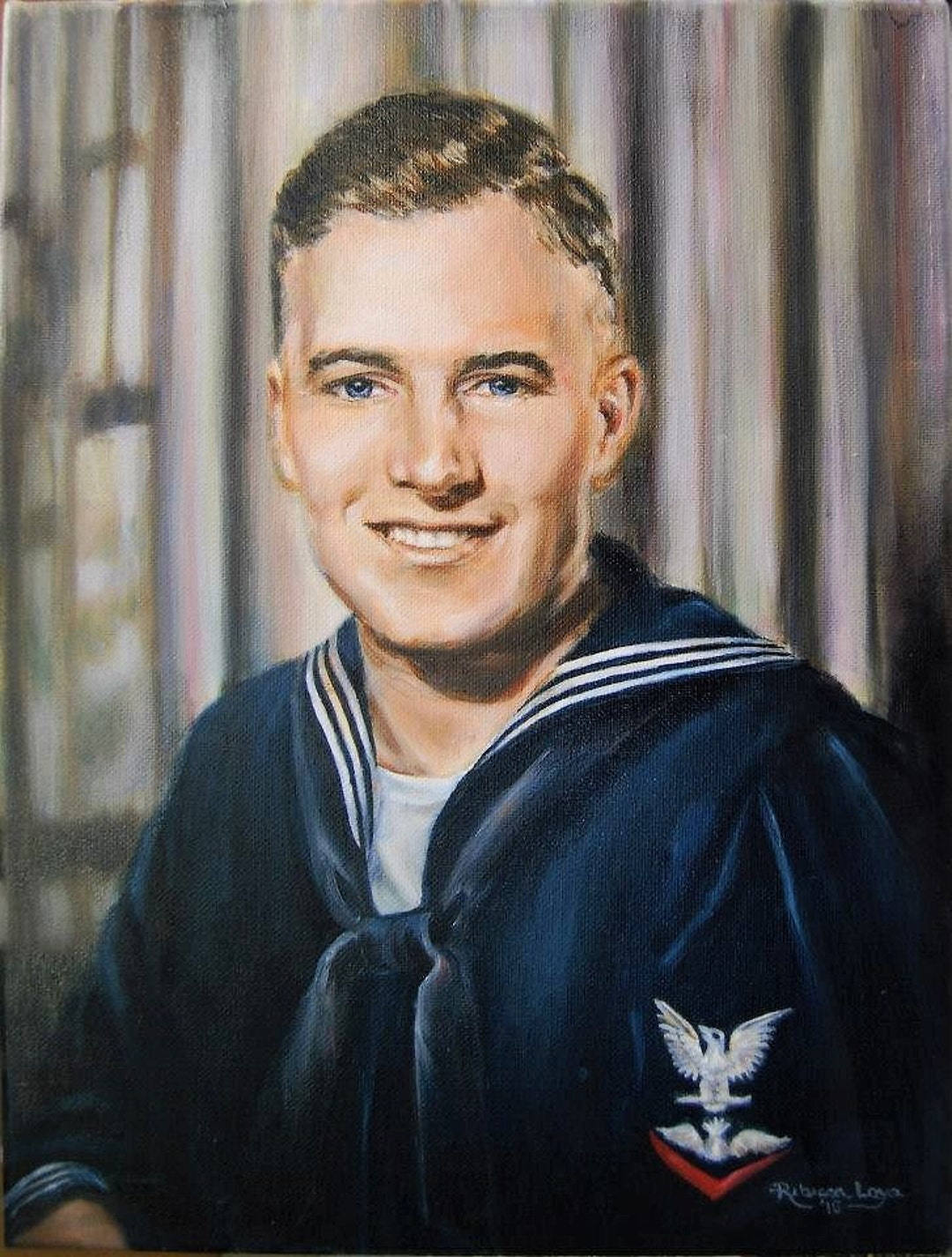Military Portrait, Oil Portrait, Veteran Painting, Commission Painting ...
