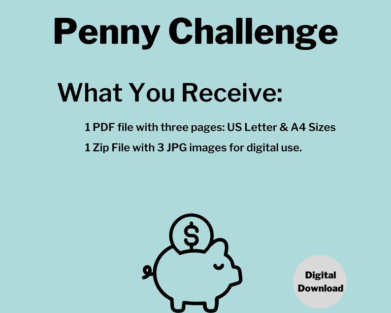 Penny Challenge | 1p Plus a Day Savings Challenge | Daily Savings ...