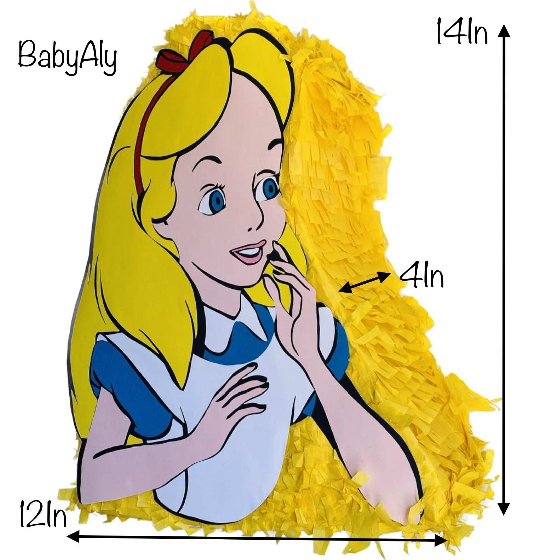 Alice in Wonderland Piñata - Etsy