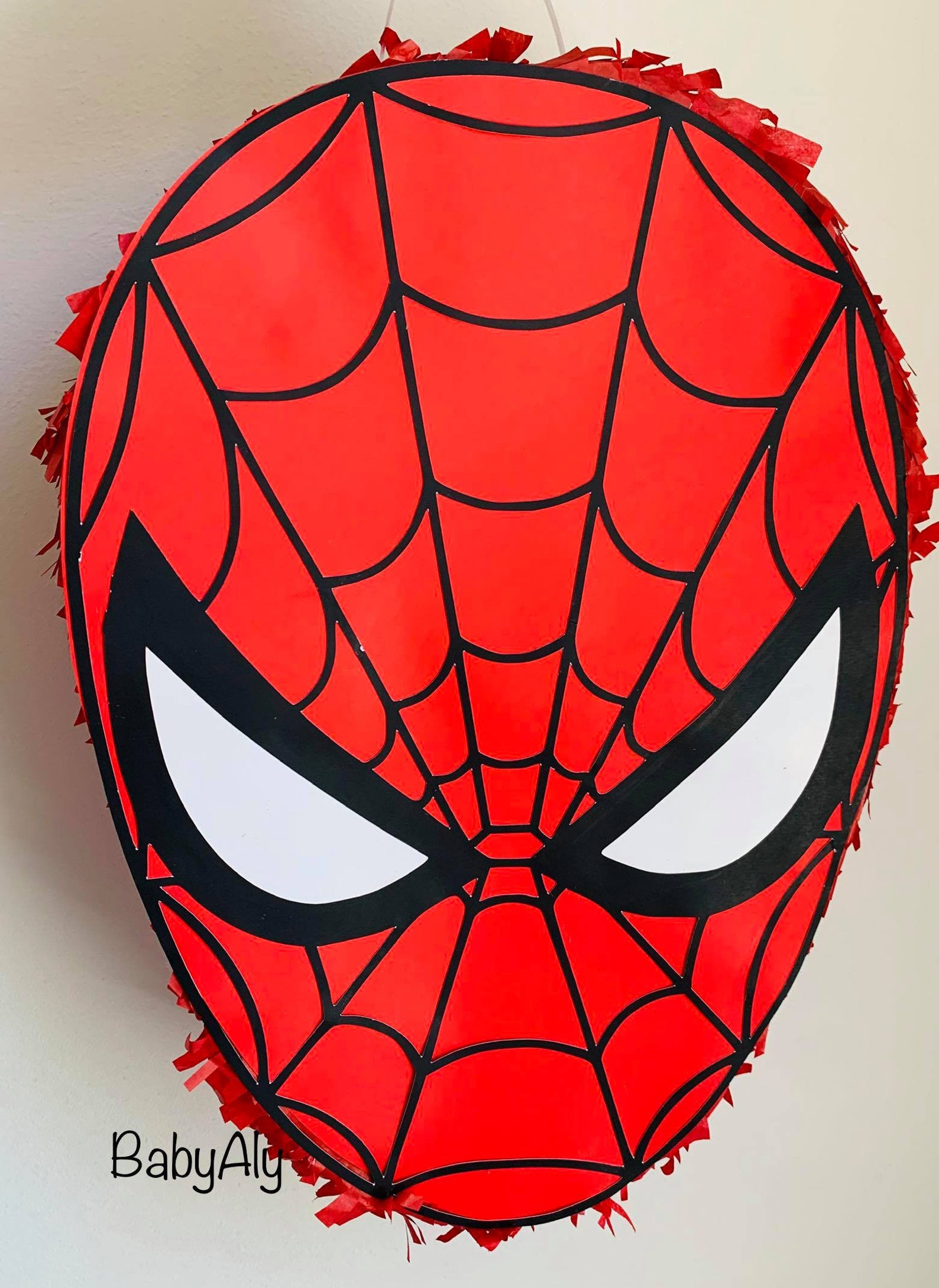 Spiderman Pinata face - Etsy