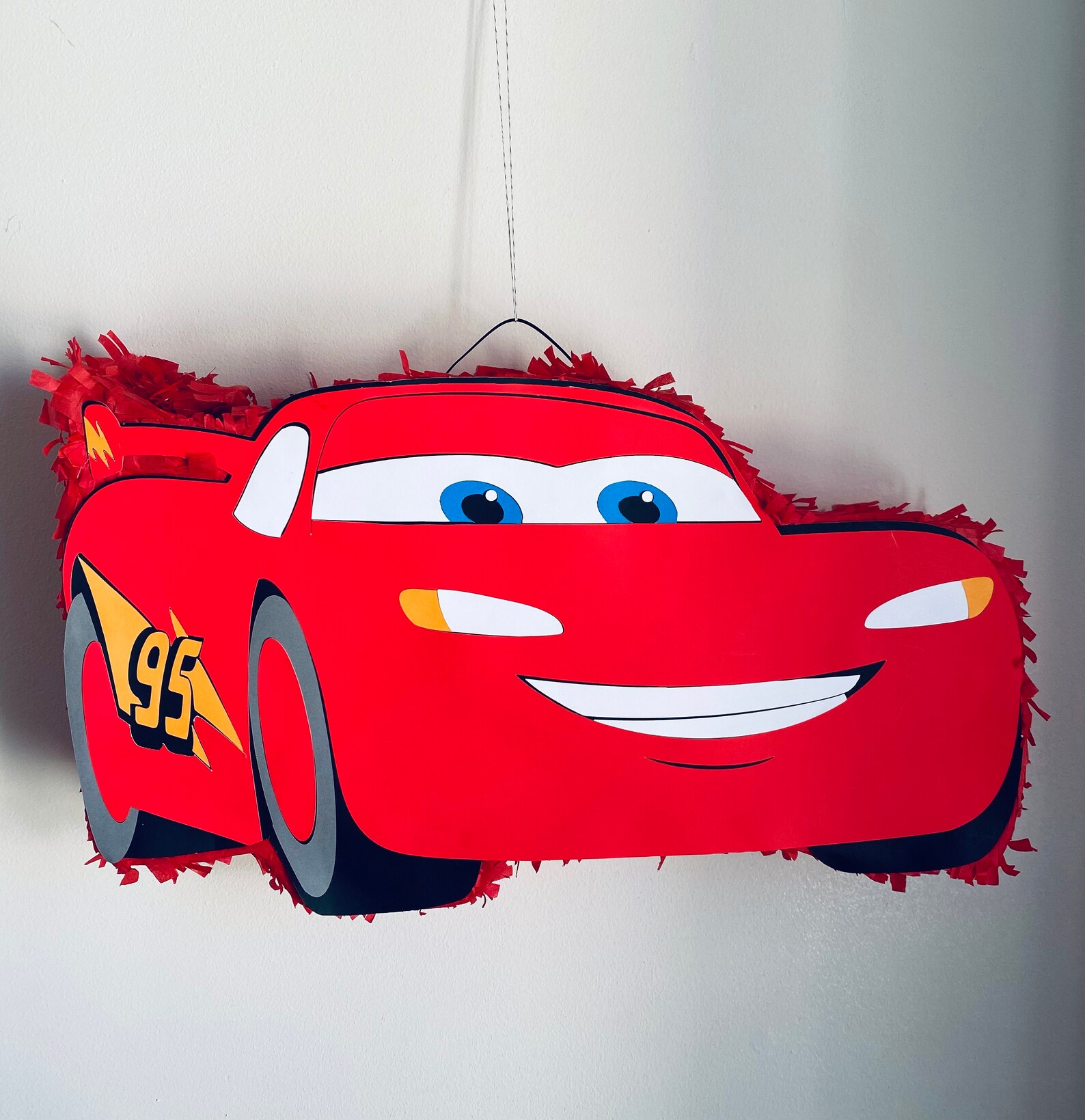 Race Car Pinata Lightning Mcqueen Pinata Tow Mater Pinata. - Etsy