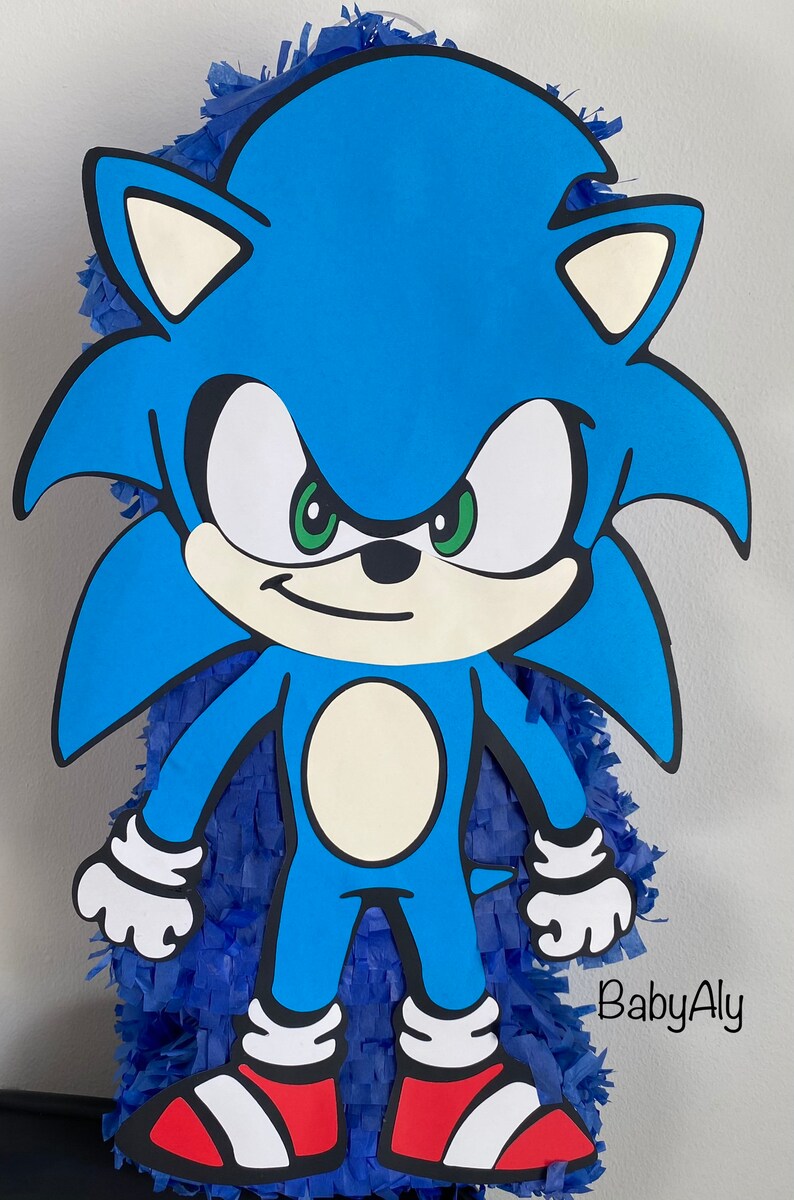 Sonic the Hedgehog Pinata - Etsy
