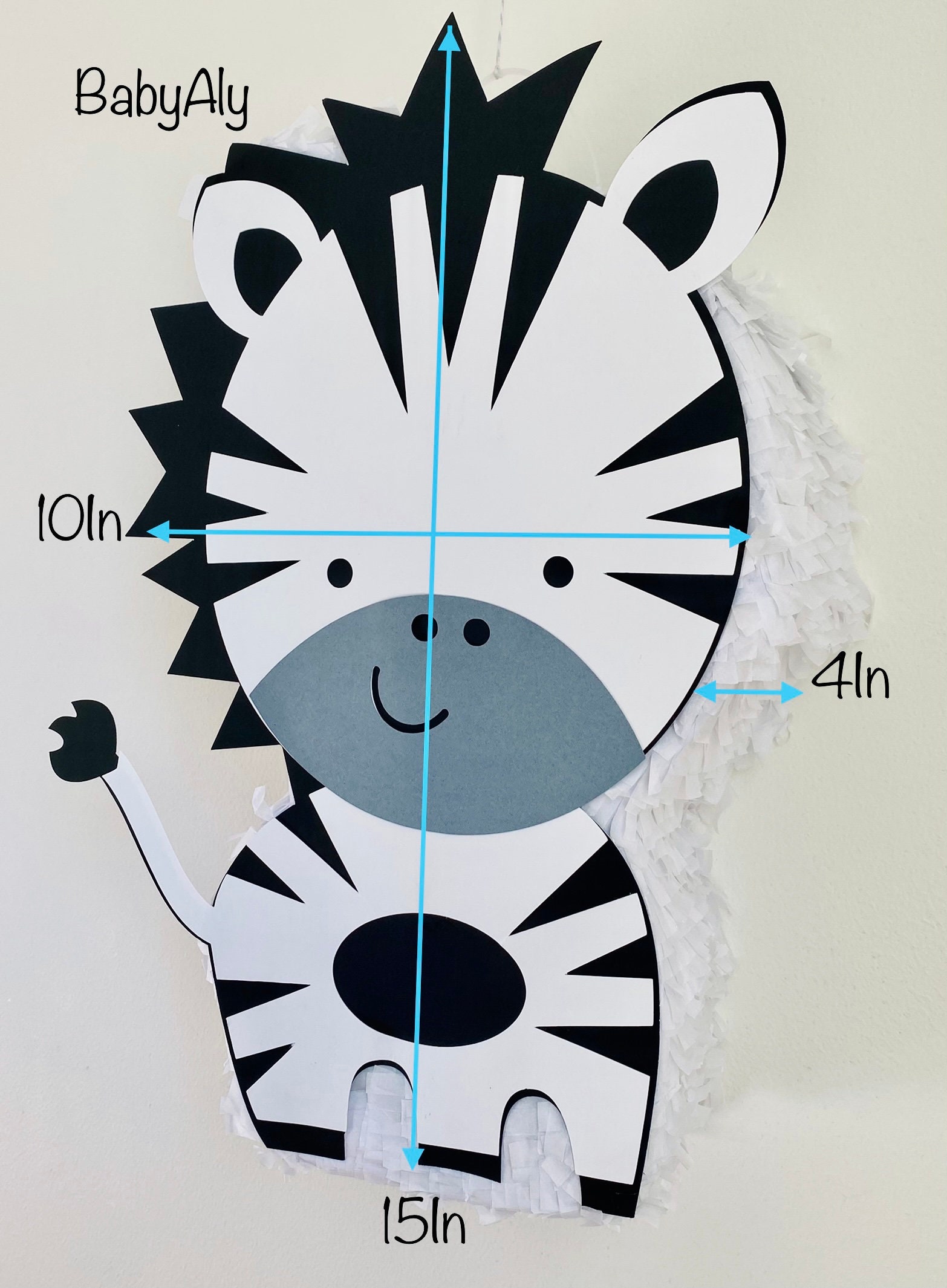 Zebra Pinata - Etsy