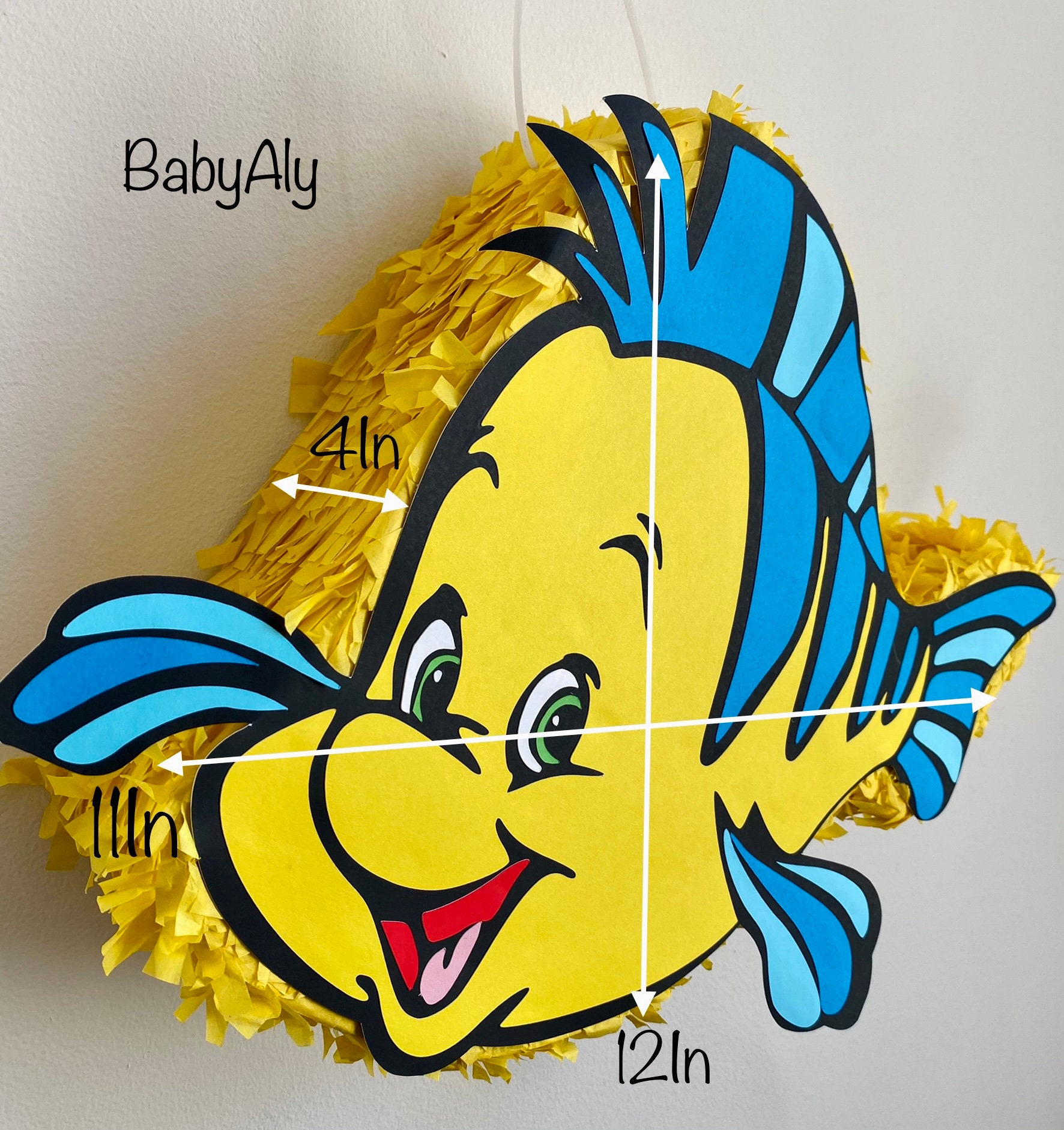 Princess Ariel Flounder Little Mermaid Pinata | Etsy