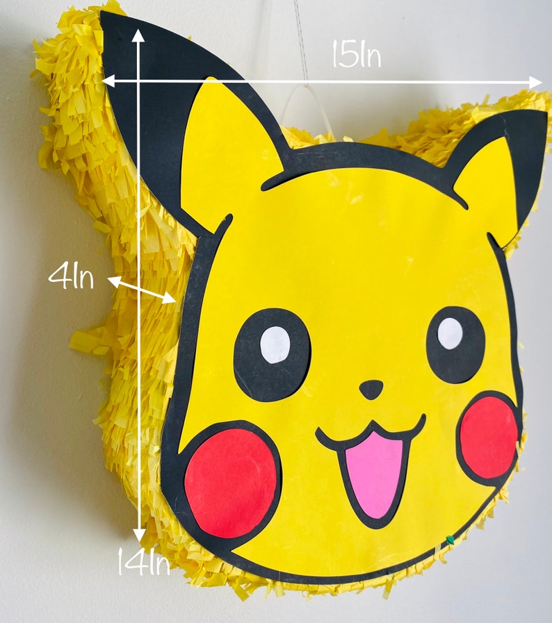 Pikachu Pinata face pika-boo / Pokémon - Etsy