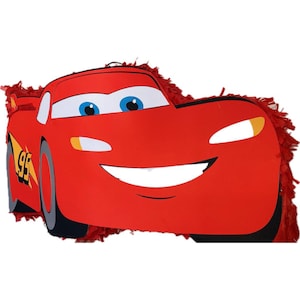 Race Car Pinata, Lightning Mcqueen Pinata, Tow Mater Pinata. - Etsy