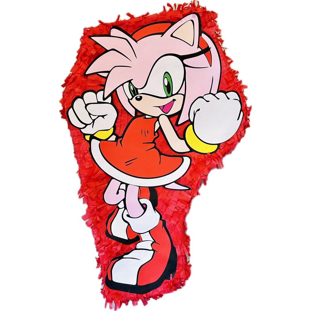 Pinata De Amy Rose - Girl Sonic Pinata - Etsy