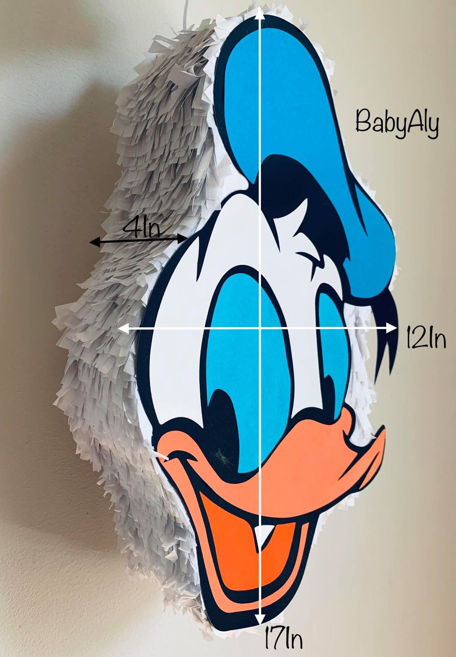 Donald Duck face Pinata Disney | Etsy