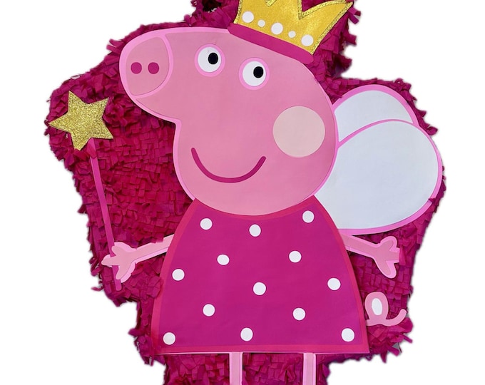 Peppa Fairy Pinata, Pepa Pig - Etsy