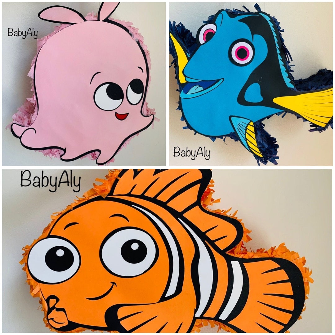 Finding Nemo Pinata, Dory Pinata and Pulpit Perla. Piñata - Etsy