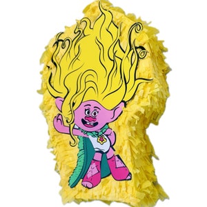 Poppy Trolls Piñata, Viva Trolls Piñata - Etsy