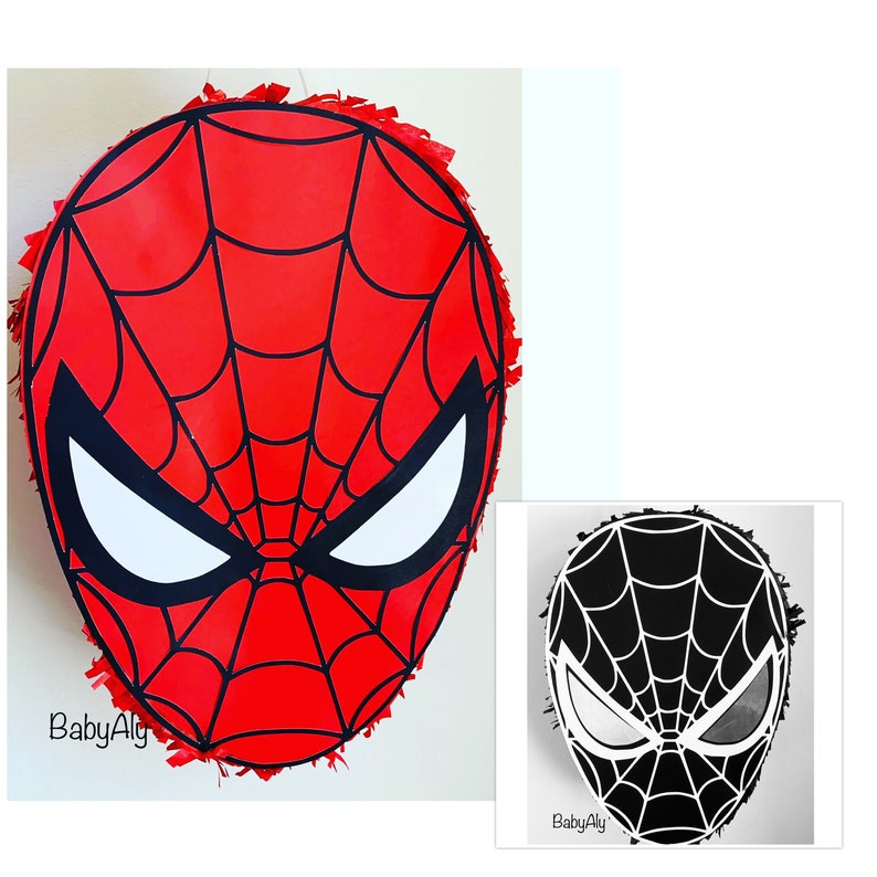 Spiderman Pinata face - Etsy