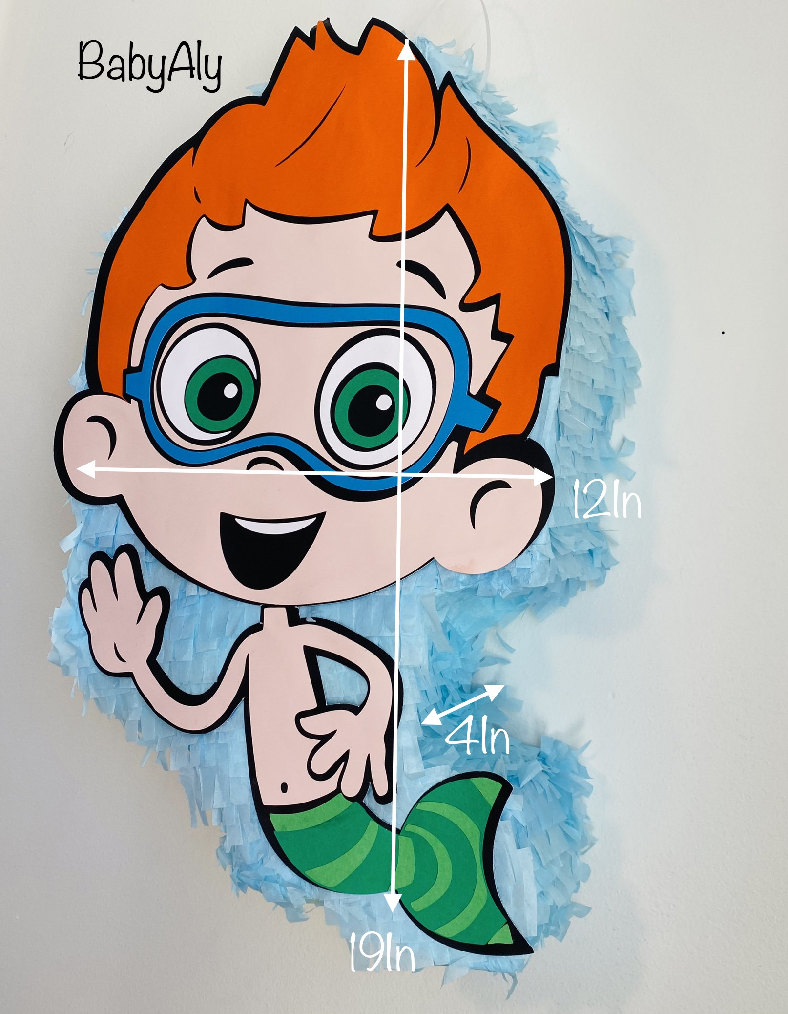 Molly Bubble Guppies Pinata Oona Pinata and Nonny Pinata | Etsy