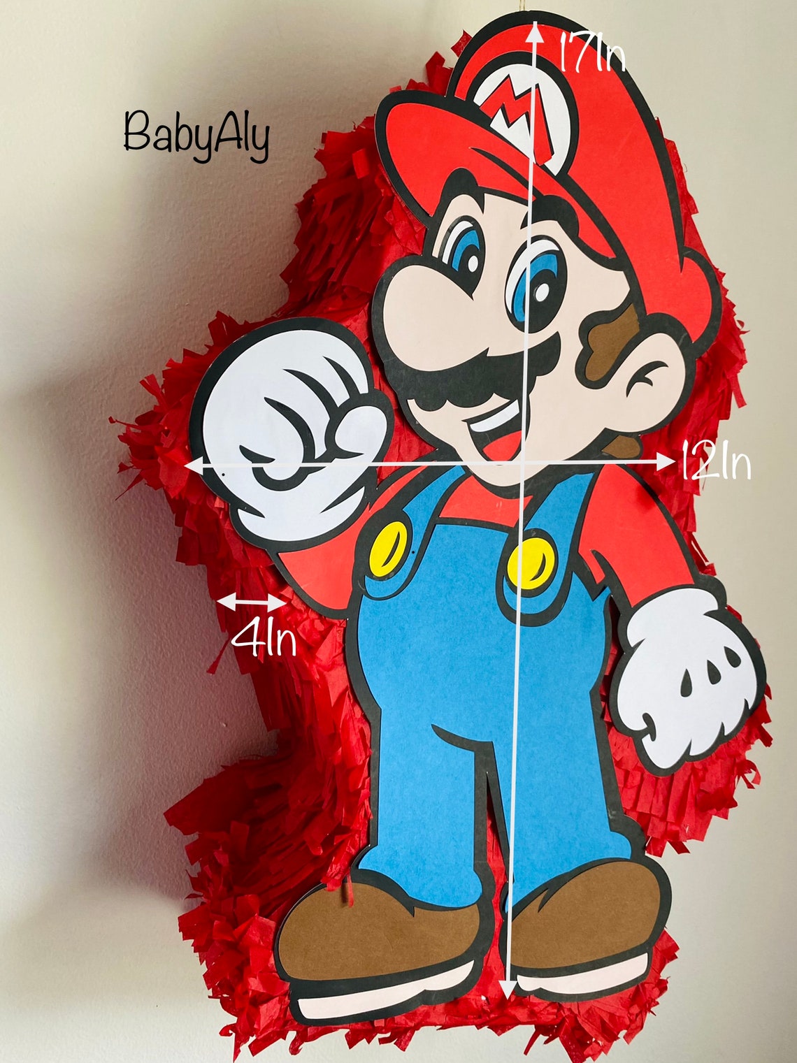 Super Mario Pinata Luigi Pinata Visage Super Mario Pinata - Etsy France