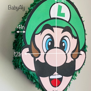 Super Mario Pinata, Luigi Pinata (face), Super Mario Pinata (face ...