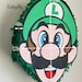 Super Mario Pinata Luigi Pinata face Super Mario Pinata - Etsy