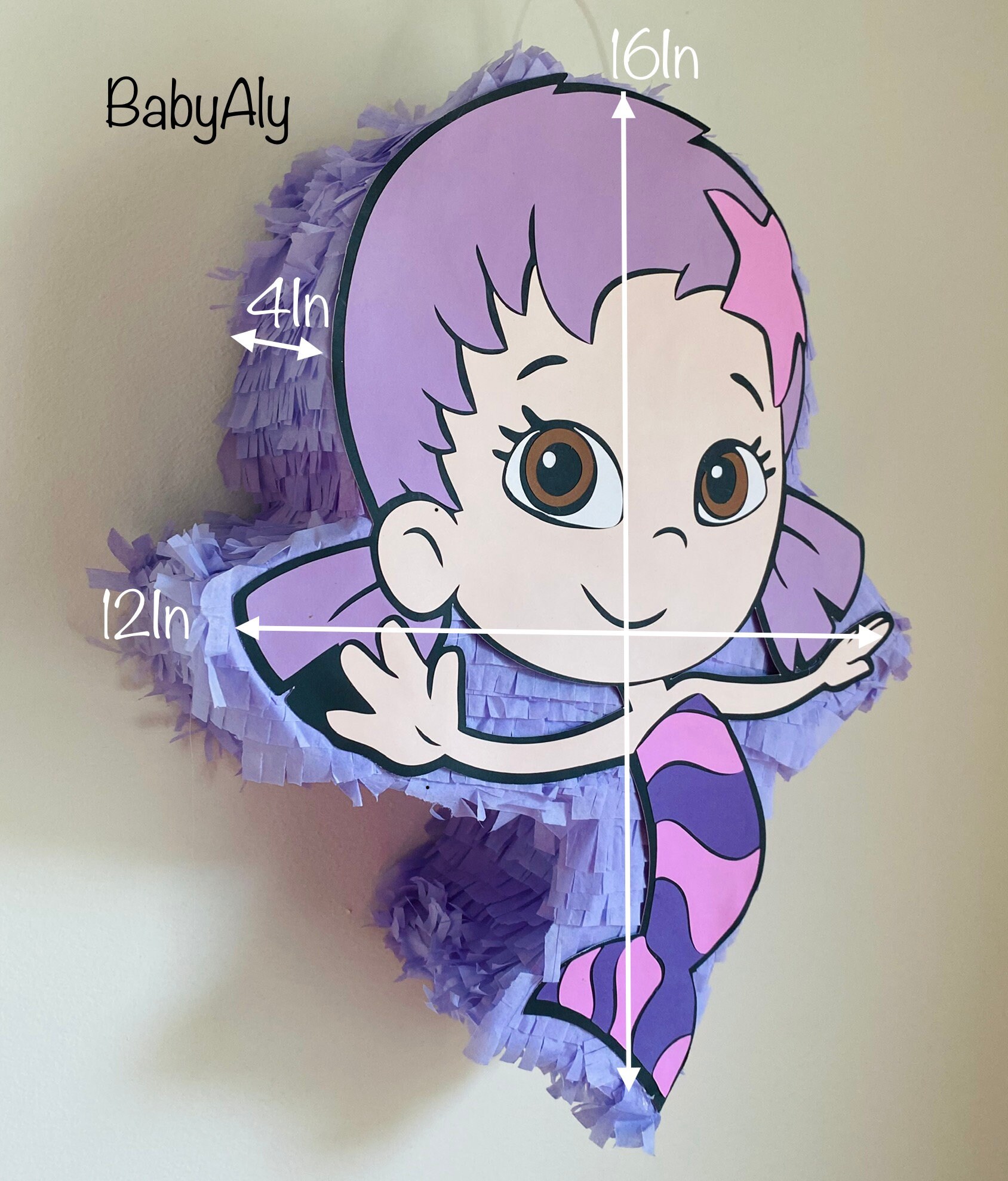 Molly Bubble Guppies Pinata Oona Pinata and Nonny Pinata | Etsy